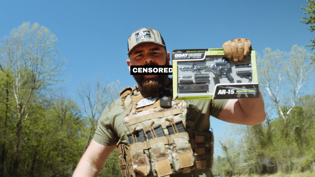 Miniature M16A1 Model in Black | GoatGuns – GoatGun Models