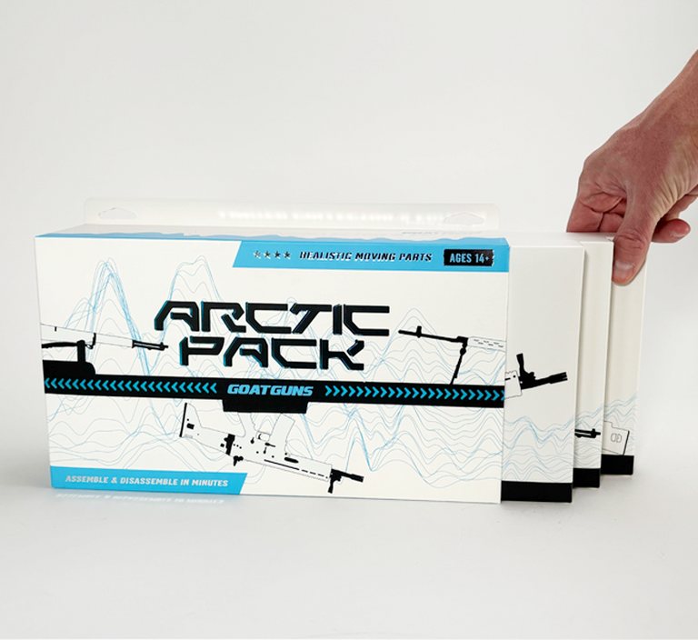 ARCTIC KIT | SVD, SCAR & M1 in White & Black – GoatGun Models