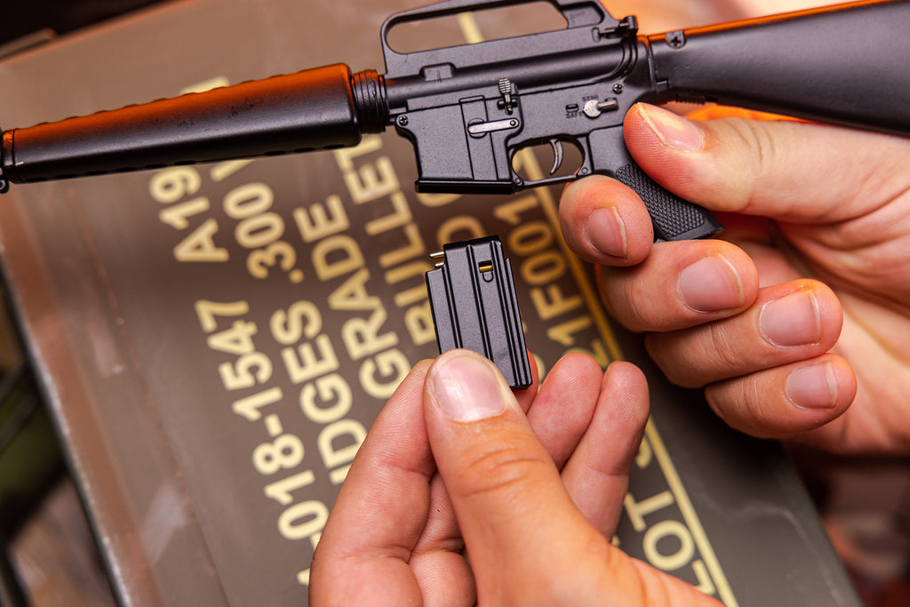 Miniature M16A1 Model in Black | GoatGuns – Goat Guns