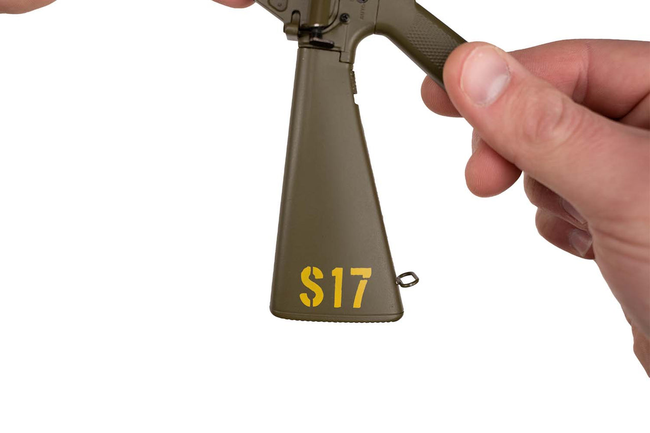 Miniature M16A1 Model in OD Green | GoatGuns – Goat Guns